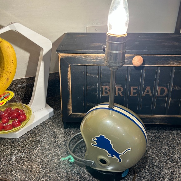 Accents | 1979 Detroit Lions Football Helmet Table Lamp | Poshmark
